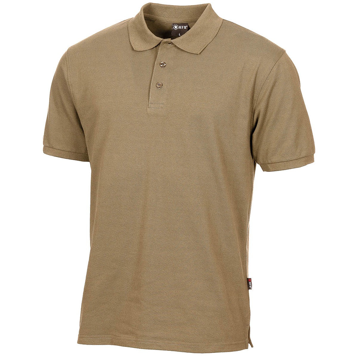 Polo Shirt Coyote Brown Cotton/Poly | Cadetshop