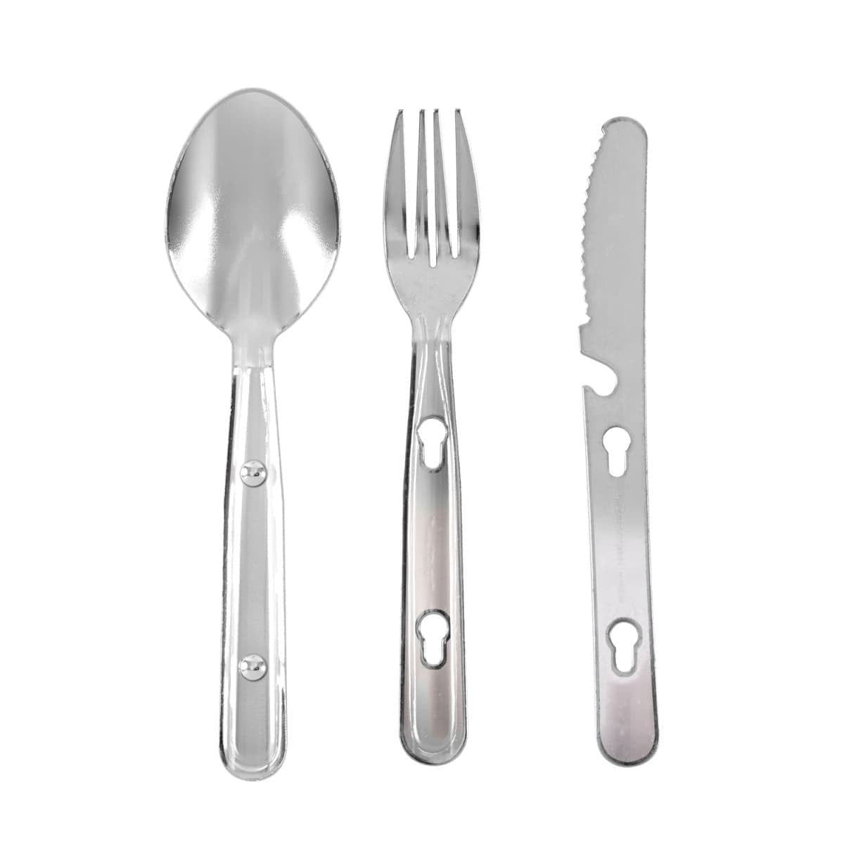 Knife Fork Spoon Set Camping KFS | Cadetshop