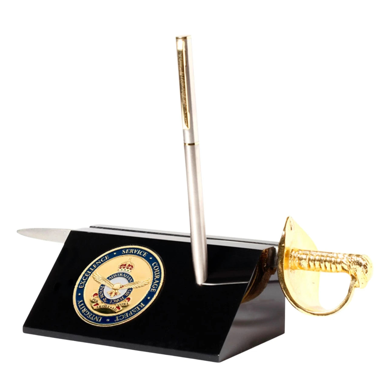Desk Set Blank with Air Force Sword CIIIR