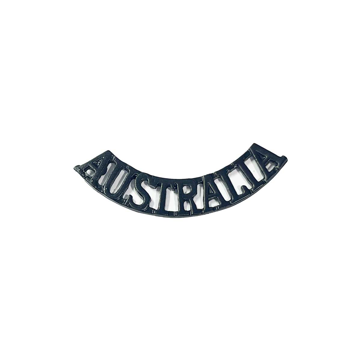 Shoulder Titles Australia Black | Cadetshop