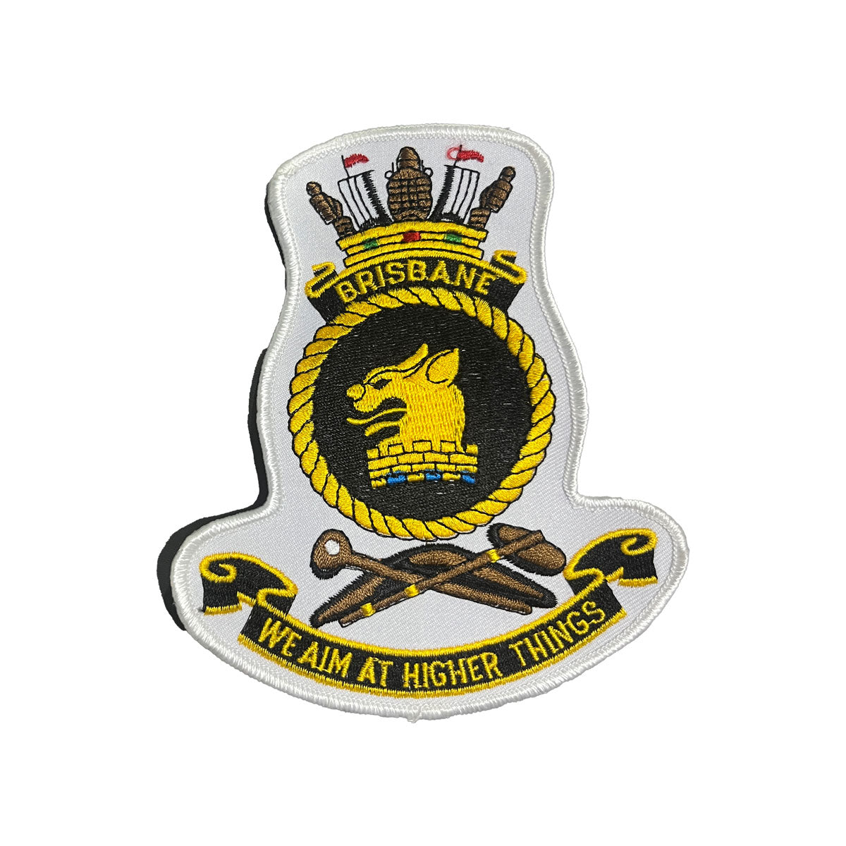 HMAS Brisbane Ships Crest Patch Navy | Cadetshop