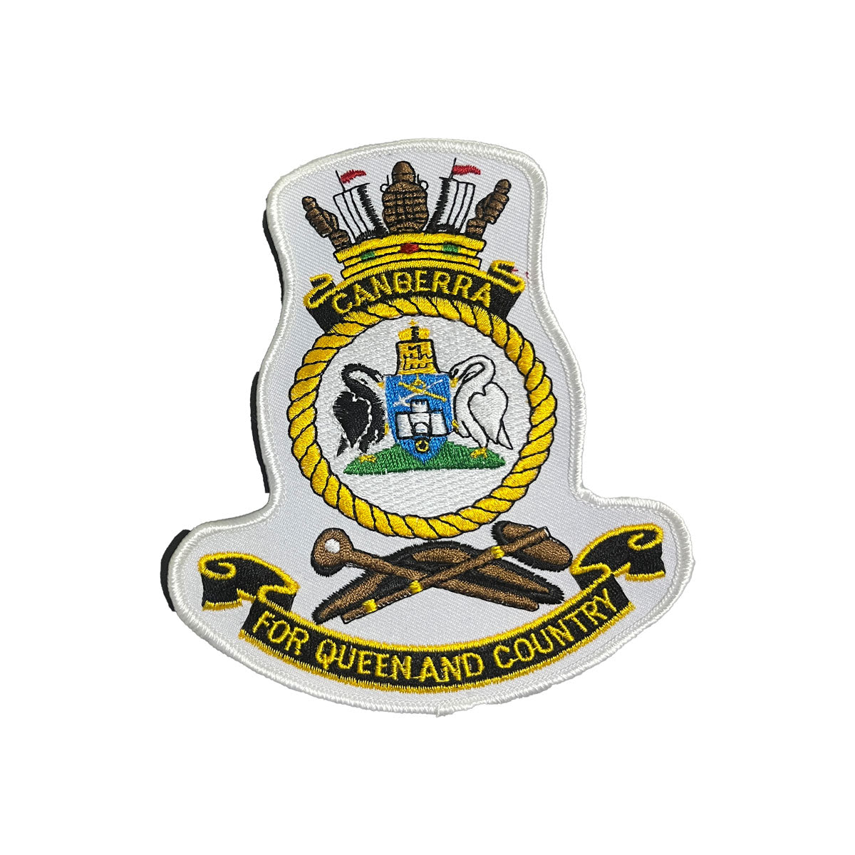HMAS Canberra Ships Crest Patch Navy | Cadetshop