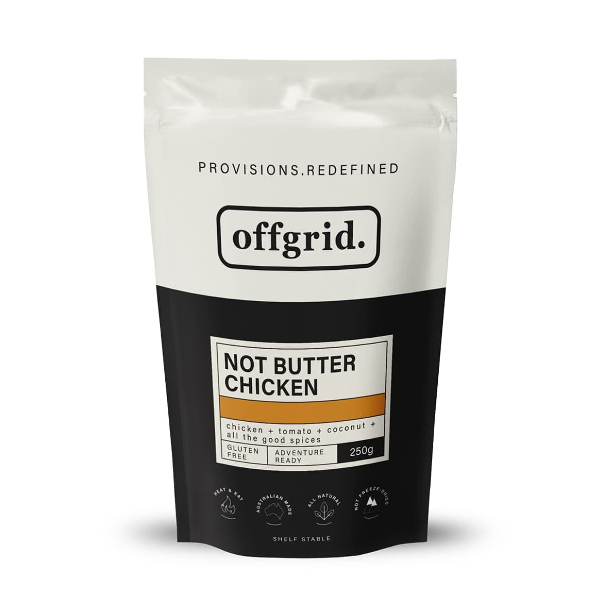 Rations Meal Ready to Eat Single Serve MRE Offgrid Not Butter Chicken ...