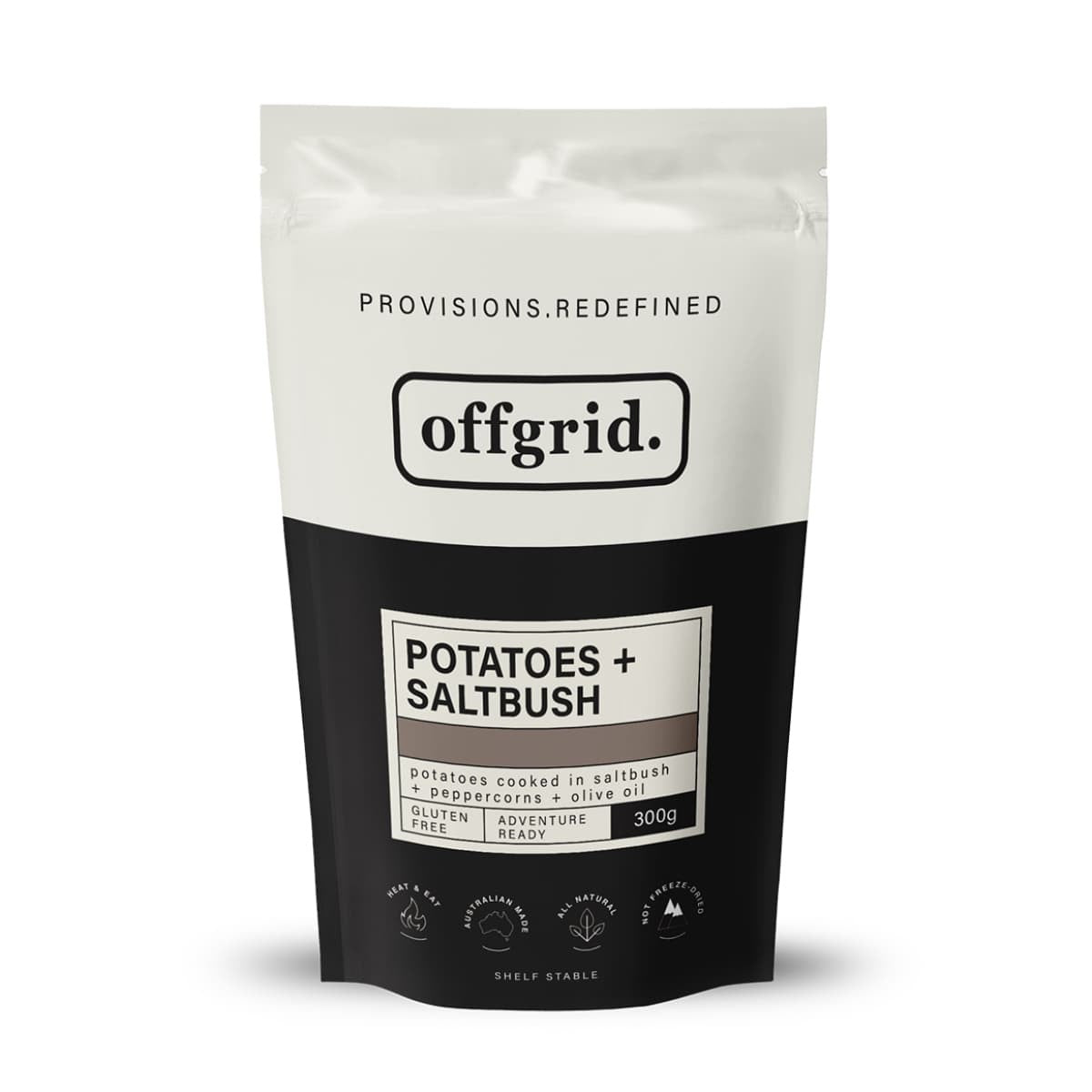 Rations Meal Ready to Eat Single Serve MRE Offgrid Saltbush Potatoes ...