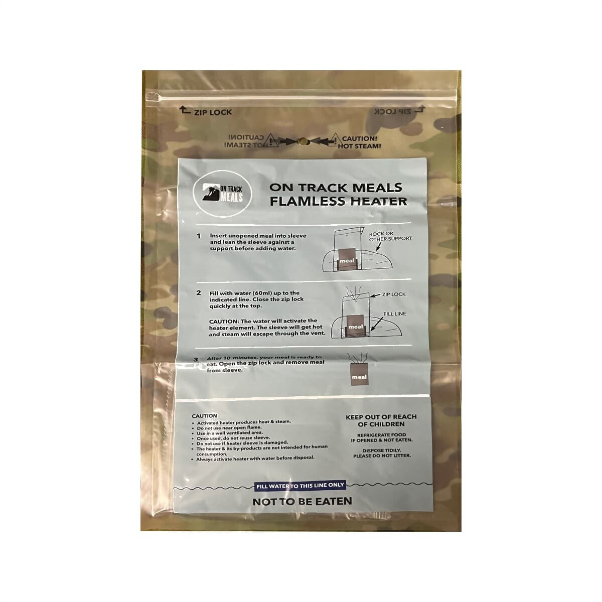 Flameless Heater Bag On Track Meals MRE Heater 5 Pack | Cadetshop