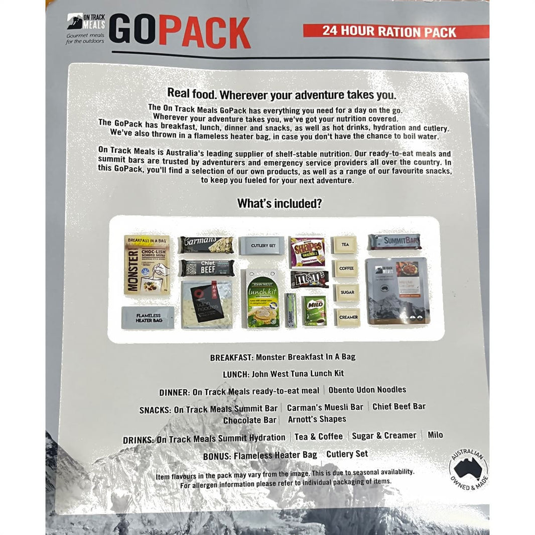 On Track Ration Pack - Mild Chilli Con Carne - Military Army 24hr ...
