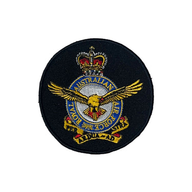RAAF Crest Patch Embroidered Round Royal Australian Air Force | Cadetshop