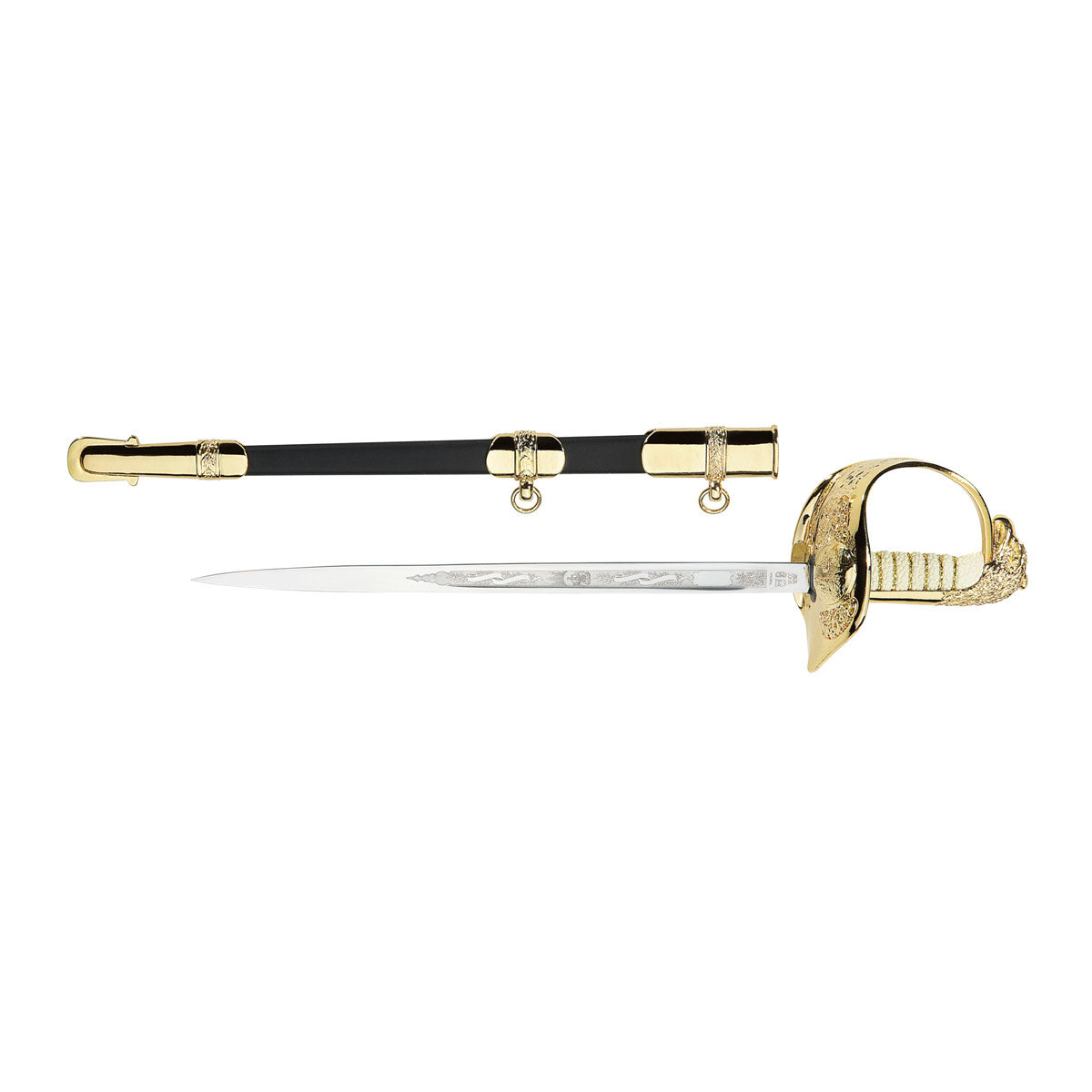 Sword Air Force Letter Opener Set EIIR WKC Sword w Stand