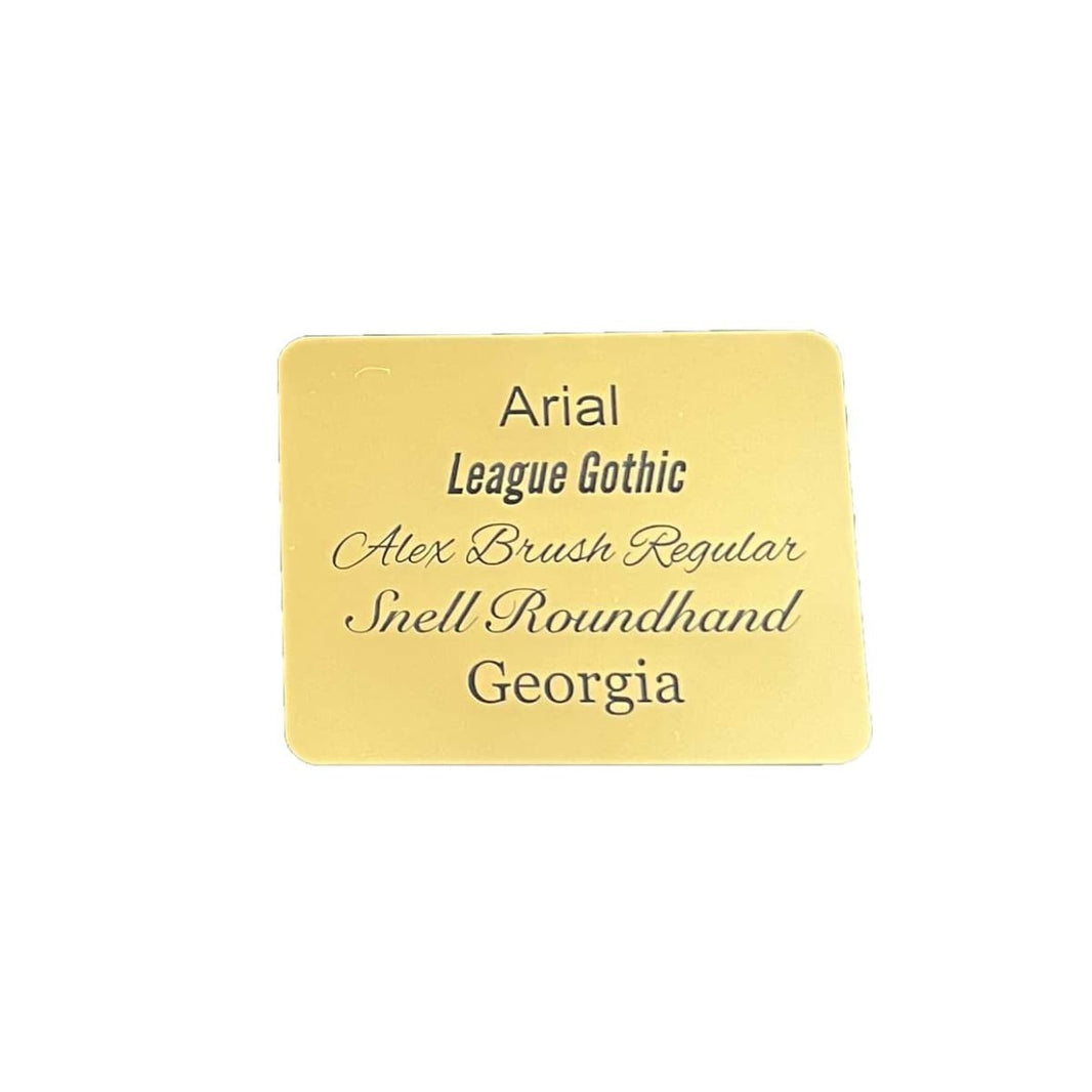 Custom Engraving Plate for Presentation Plaque | Cadetshop