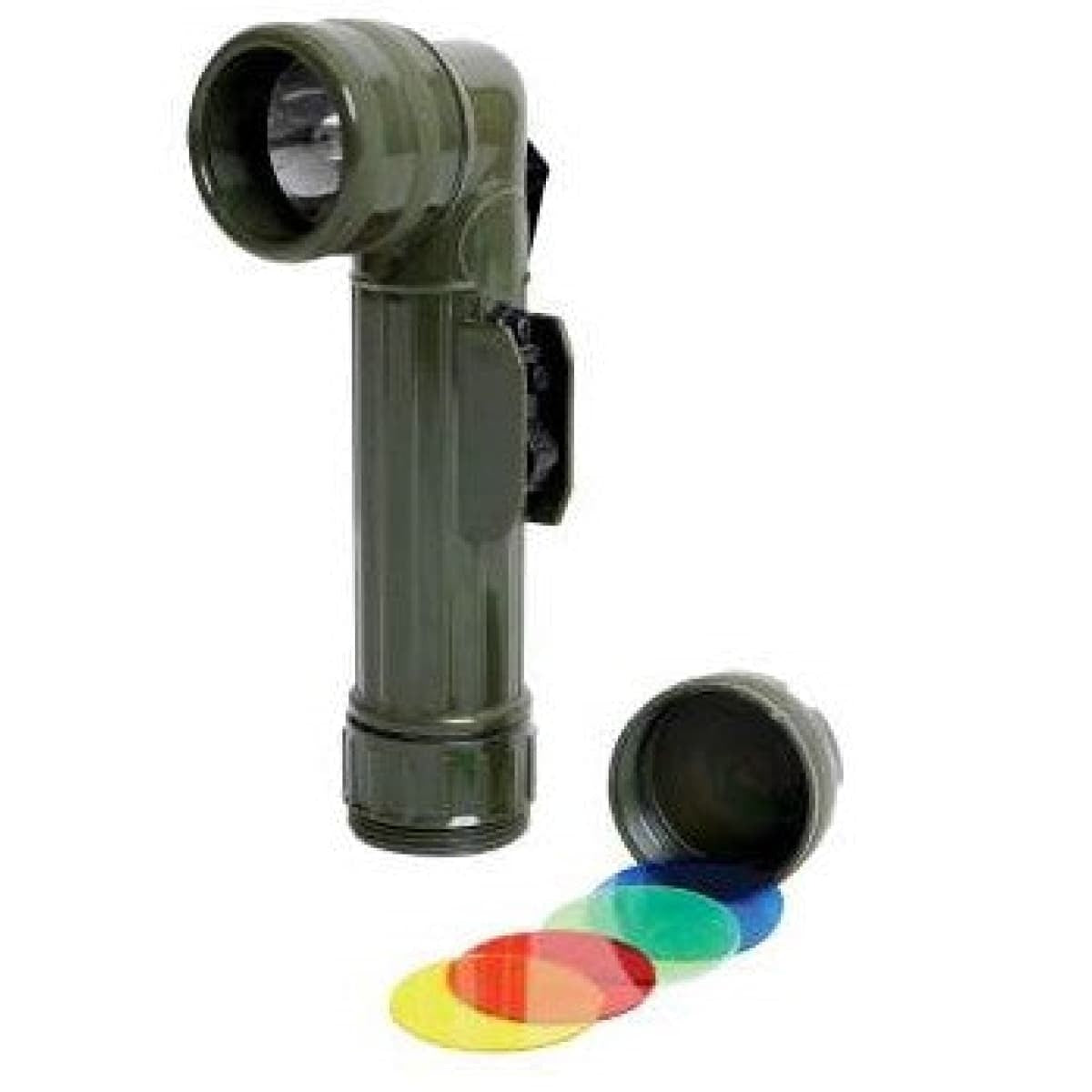 D-Cell Flashlights Red Light Right Angle Tactical