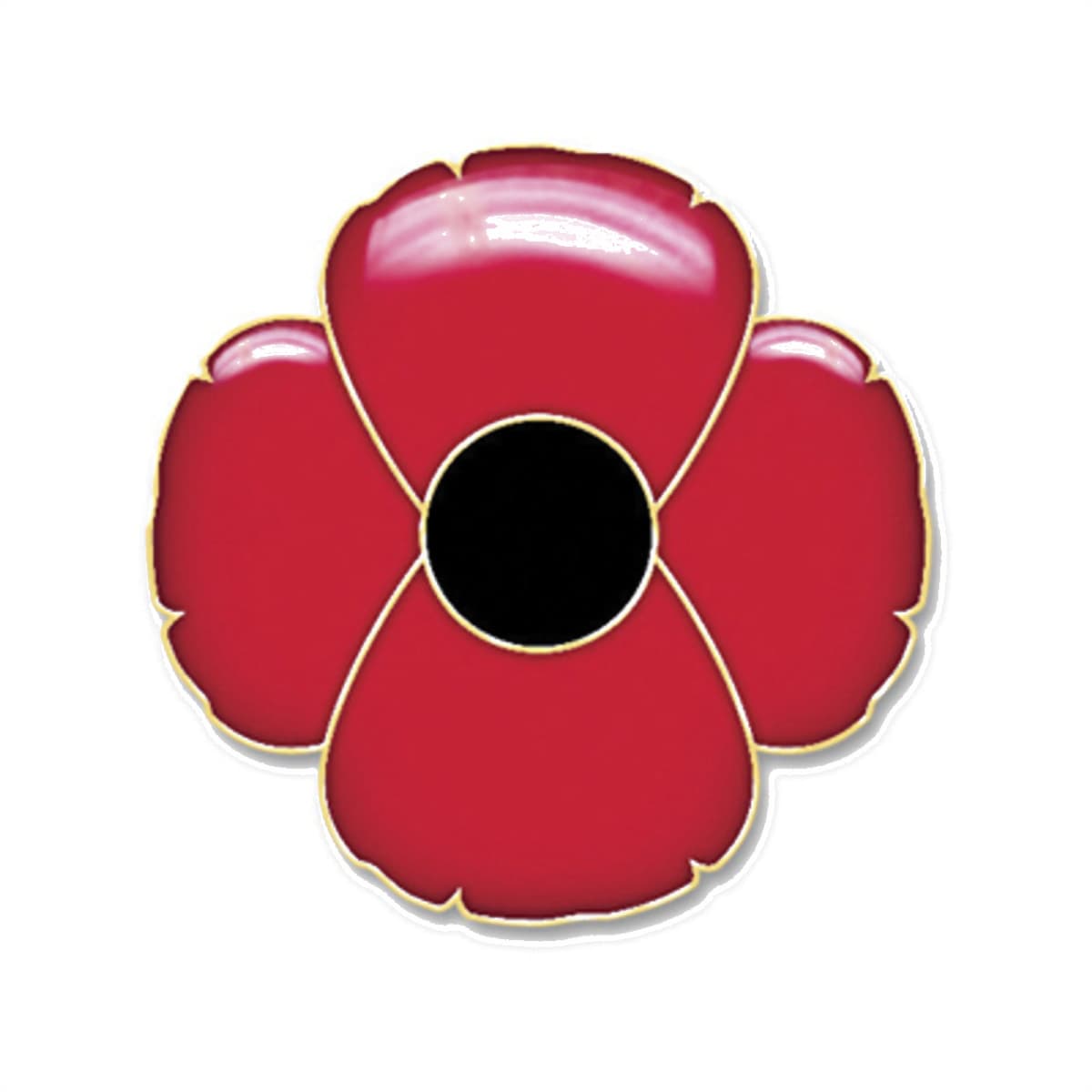 Metal Poppy Badge Lapel Pin | Cadetshop