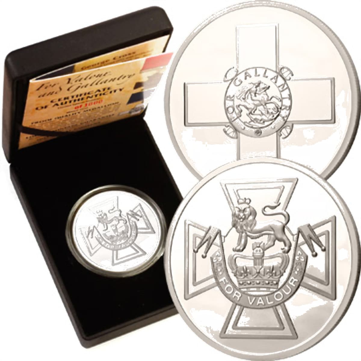 For Valour & Gallantry Ltd. Proof Medallion | Cadetshop