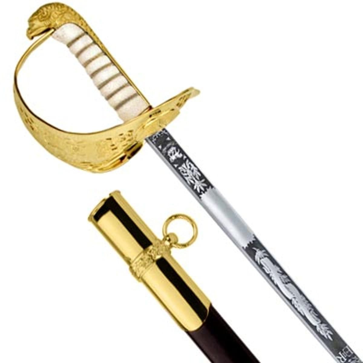 Air Force Sword with Below Air Rank Scabbard (Windlass S/Steel)