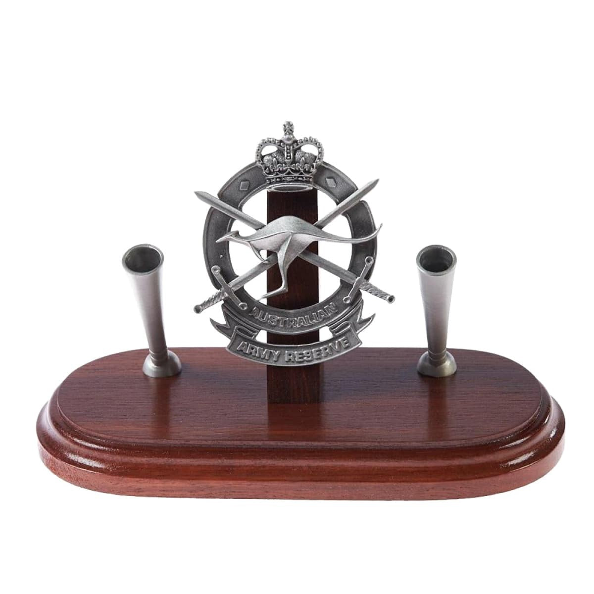 Desk Set Pewter Australian Army Reserve 2 Pen Desk Set | Cadetshop