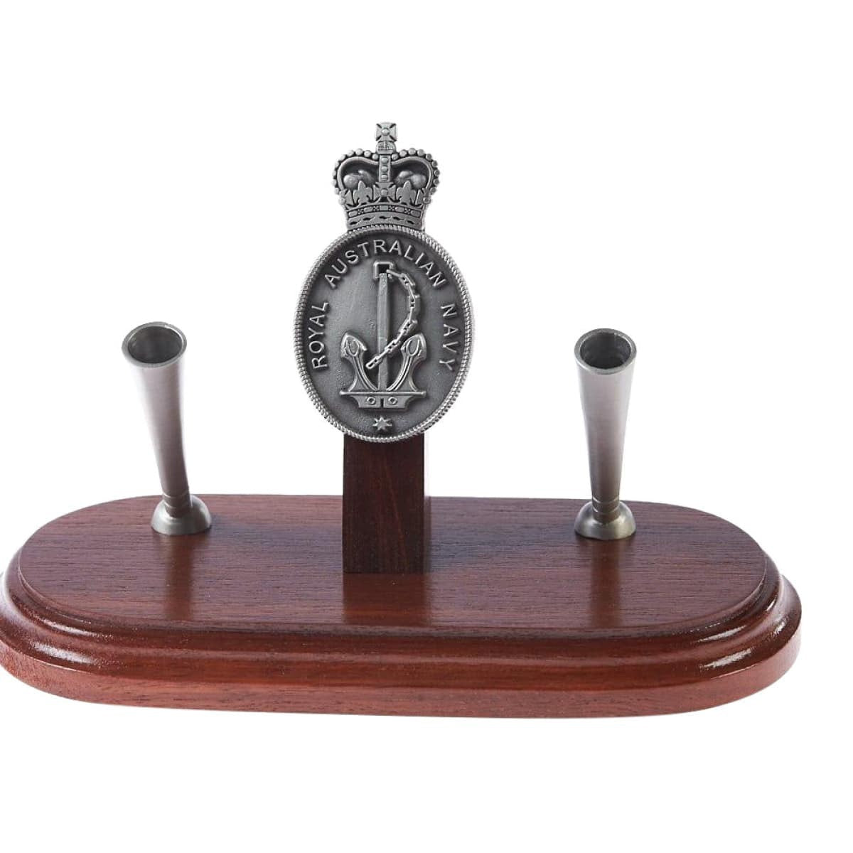 Desk Set Pewter Royal Australian Navy 2 Pen Desk Set | Cadetshop