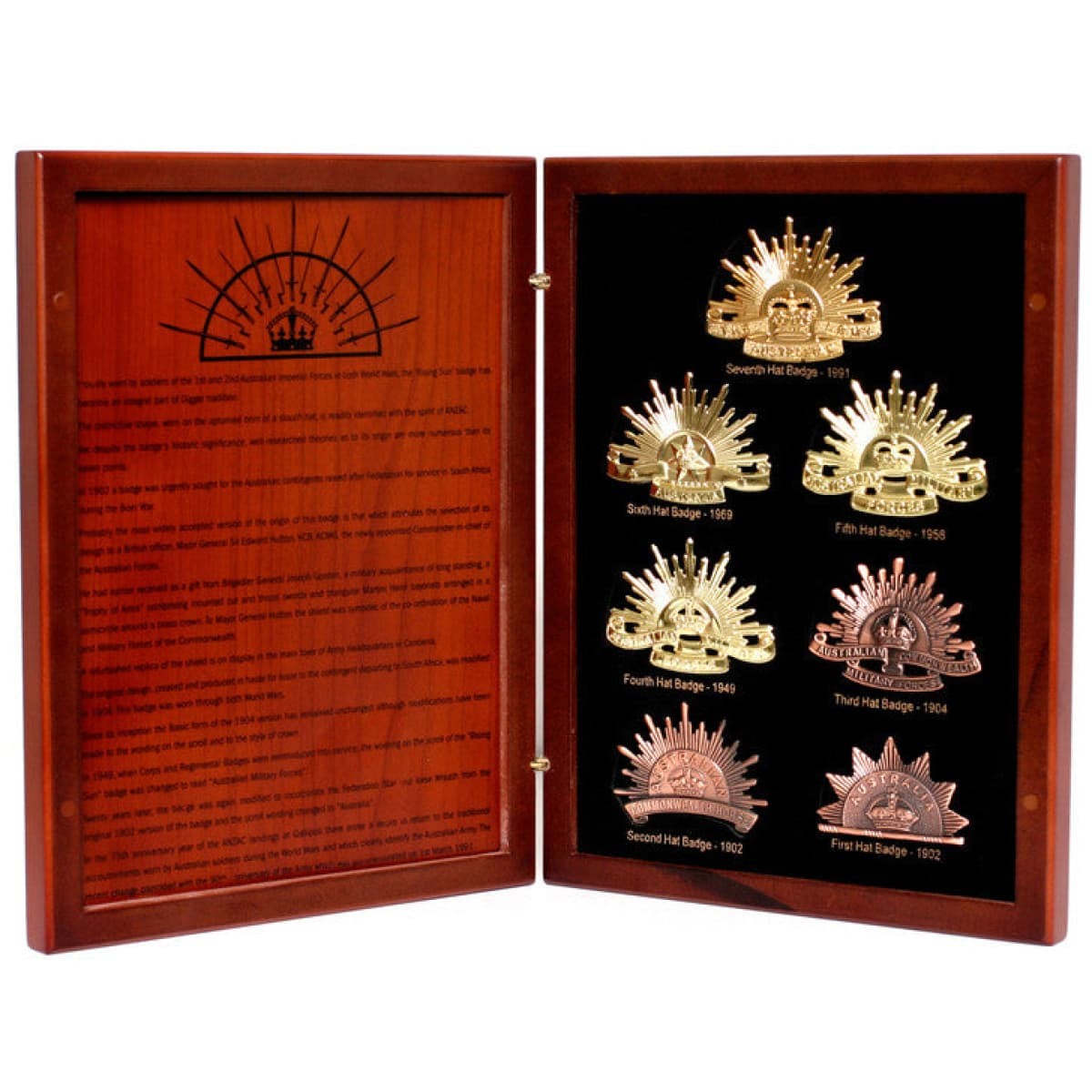 History of the Rising Sun Hat Badge Collection. | Cadetshop