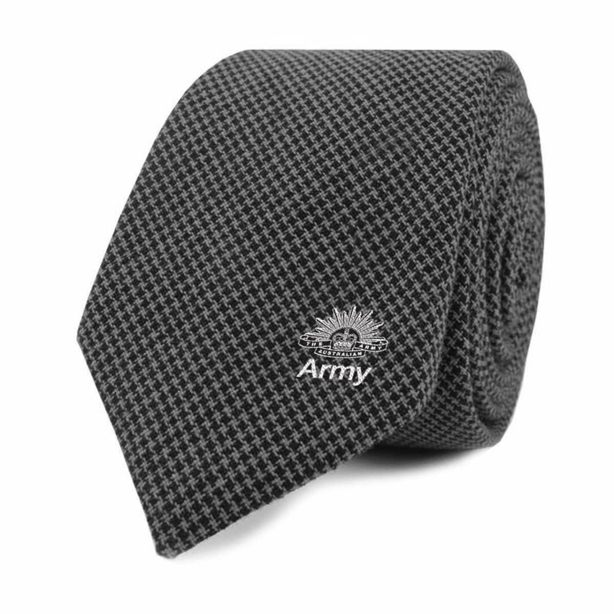 Neck Tie Houndstooth Australian Army