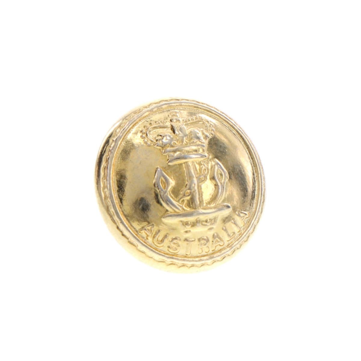 Royal Australian Navy RAN Gold Button Medium